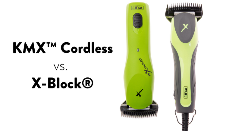 Wahl Animal KMX™ Cordless vs. X-Block®